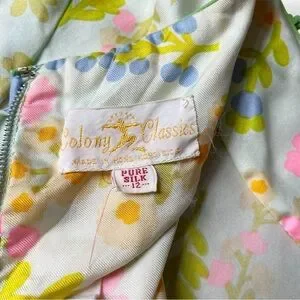 Vintage | Dresses | Vintage 6s 70s Pastel Floral Midi Dress Colony ...